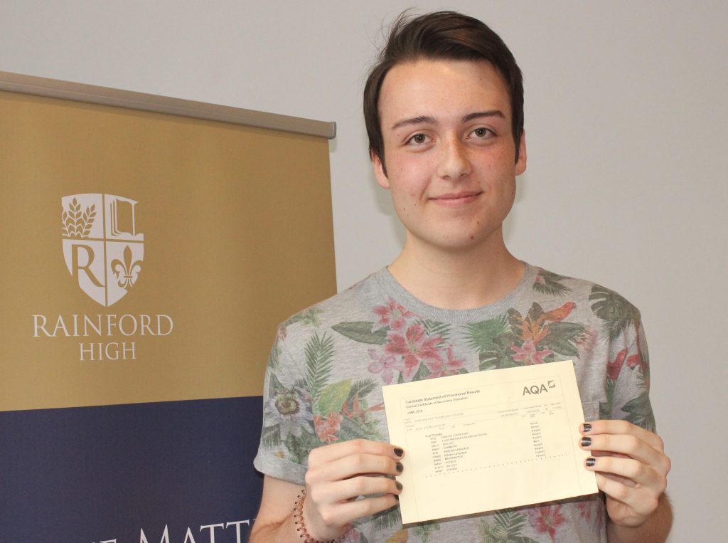 GCSE success at Rainford High - Rainford High School